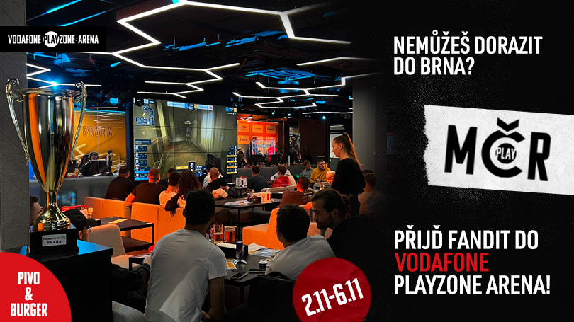 MČR Brno watching party | Vodafone PLAYzone Arena